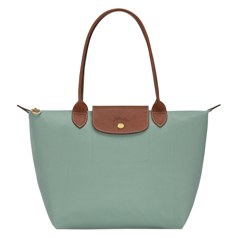 Longchamp Cartera Le Pliage Shoulder Bag Medium Color Celadon