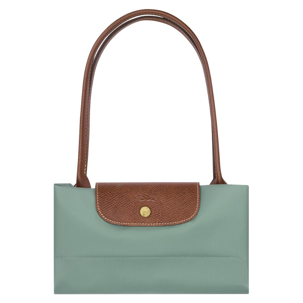 Longchamp Cartera Le Pliage Shoulder Bag Medium Color Celadon