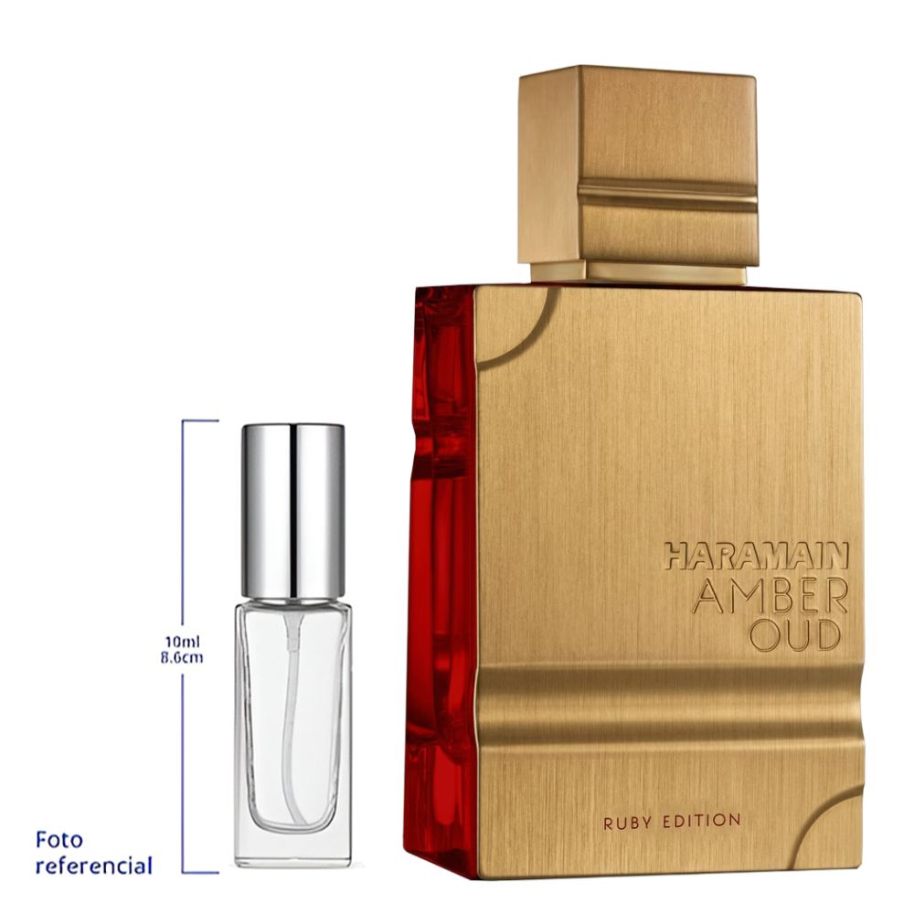 Al Haramain Amber Oud Ruby Edition Decant Travel Size Eau De Parfum Un