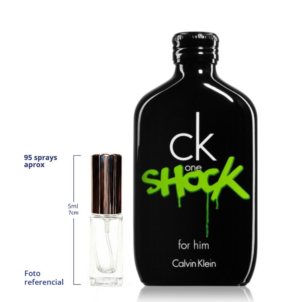 Calvin Klein CK One Shock Decant Travel Size Eau Toilette For Men