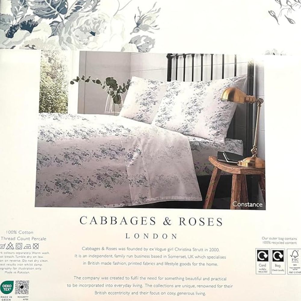 Cabbages & Roses London Queen Sheet Set 4 Pieces